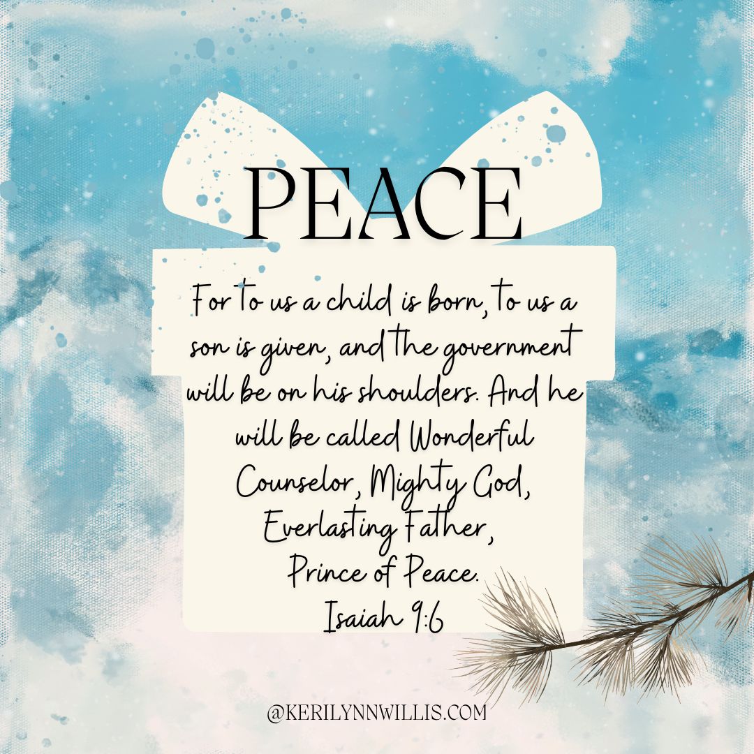Embracing Peace in This Advent Season – Soul Water